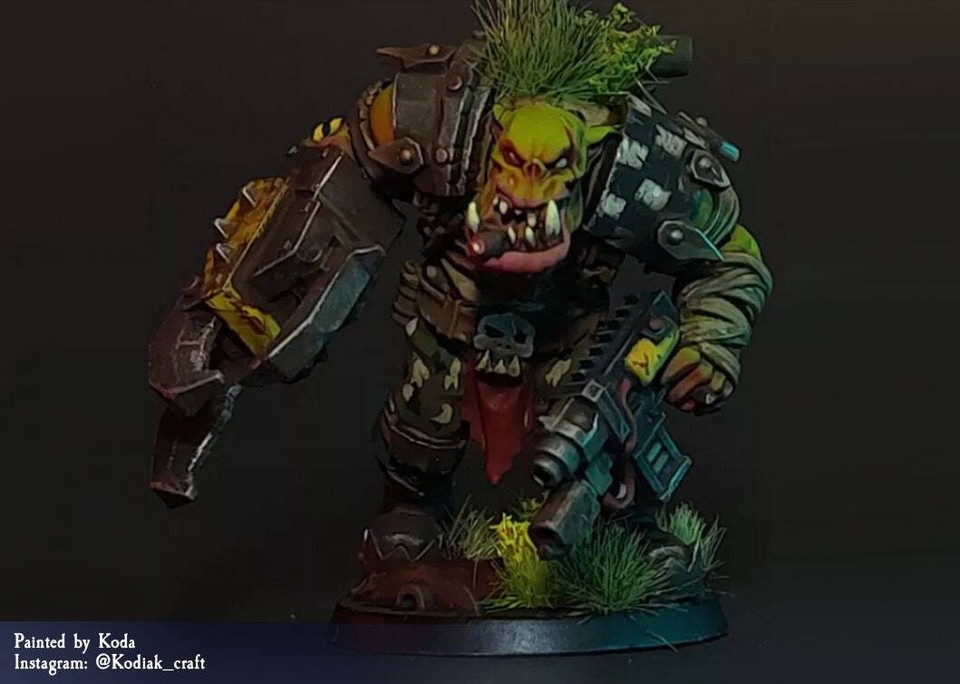 Orc Brutal Big Boss with Claw | Space Orcs | Greenskin Orks |Malicious ...