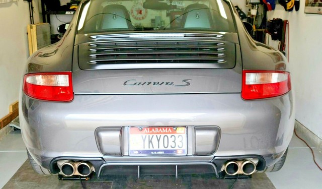 Porsche 997 rear bumper diffuser spoiler Polyurethane 997.1 ruf 05-08 ...