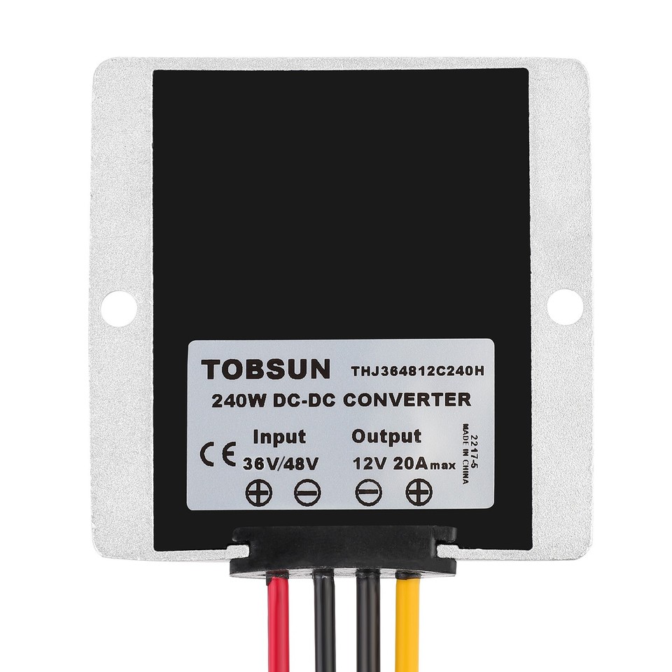 DC 48V 36V to DC 12V 20A 240W Converter Step Down Voltage Regulator ...