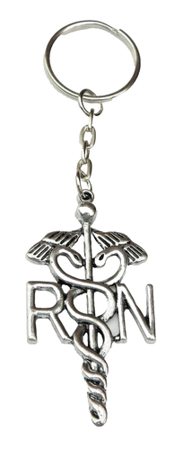 Registered Nurse RN Key Ring Keyring Caduceus Medical Symbol | eBay