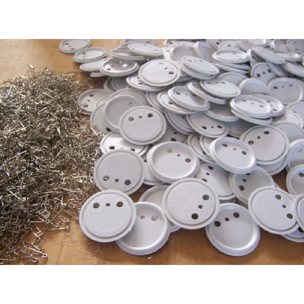 500Pcs 25/32/37/44/58/75mm for Badge Maker Machine ABS Pin Badge Button ...