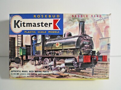 VINTAGE ROSEBUD KITMASTER #6 SADDLE TANK LOCOMOTIVE MODEL OO/HO SCALE ...