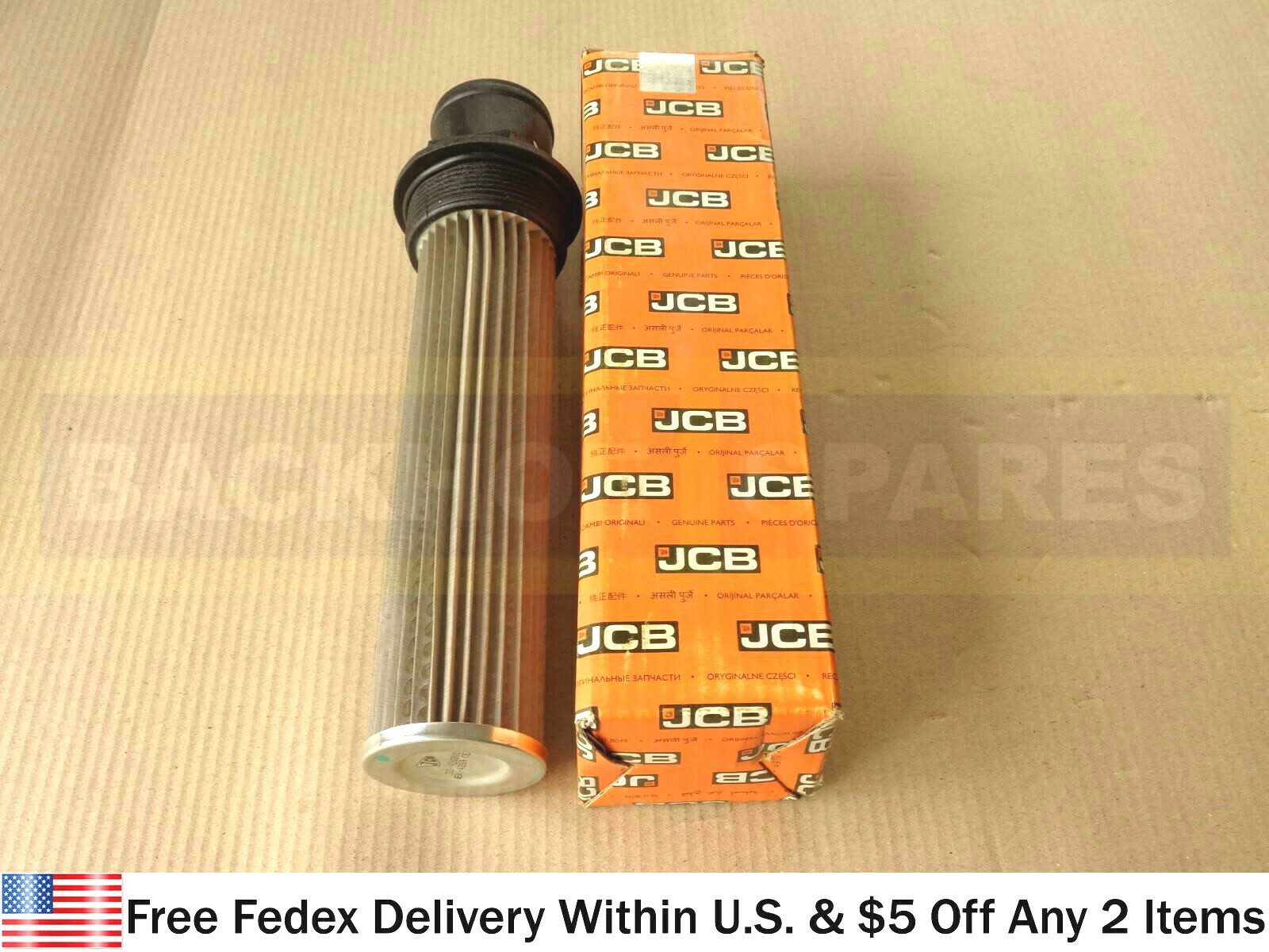 JCB PARTS - GENUINE JCB HYDRAULIC FILTER 125 MICRON(PART NO.32/920300 ...