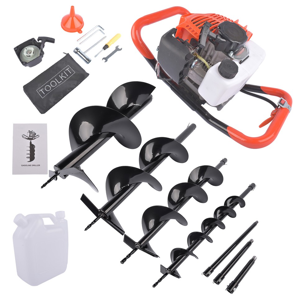 52cc Ground Auger Trenching Machine Part Post Hole Digger for Farm ...