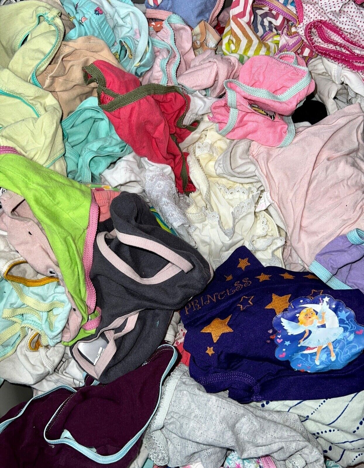 Vintage Girls Panties Lot Of 10 Bikini Brief Junior K… - Gem