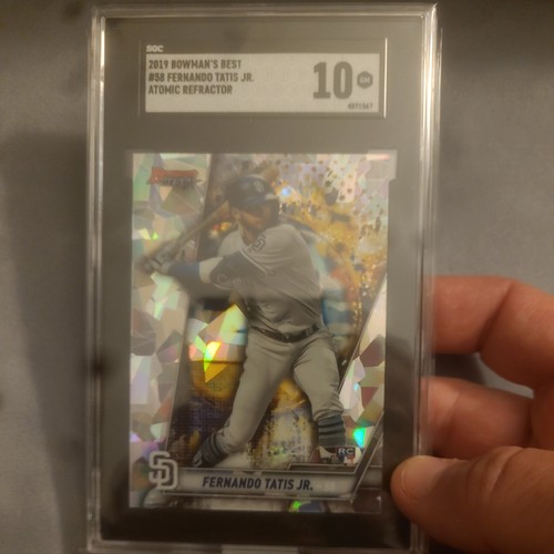 SALE 2019 Bowman’s Best Fernando Tatis Jr. Atomic Refractor #58 RC SGC ...