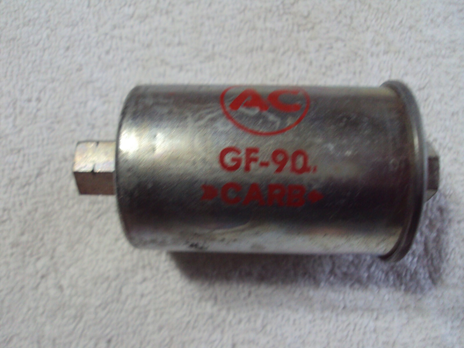 GM #5650677 AC #GF90 gas fuel filter 1962-1965 Corvette with notches on ...