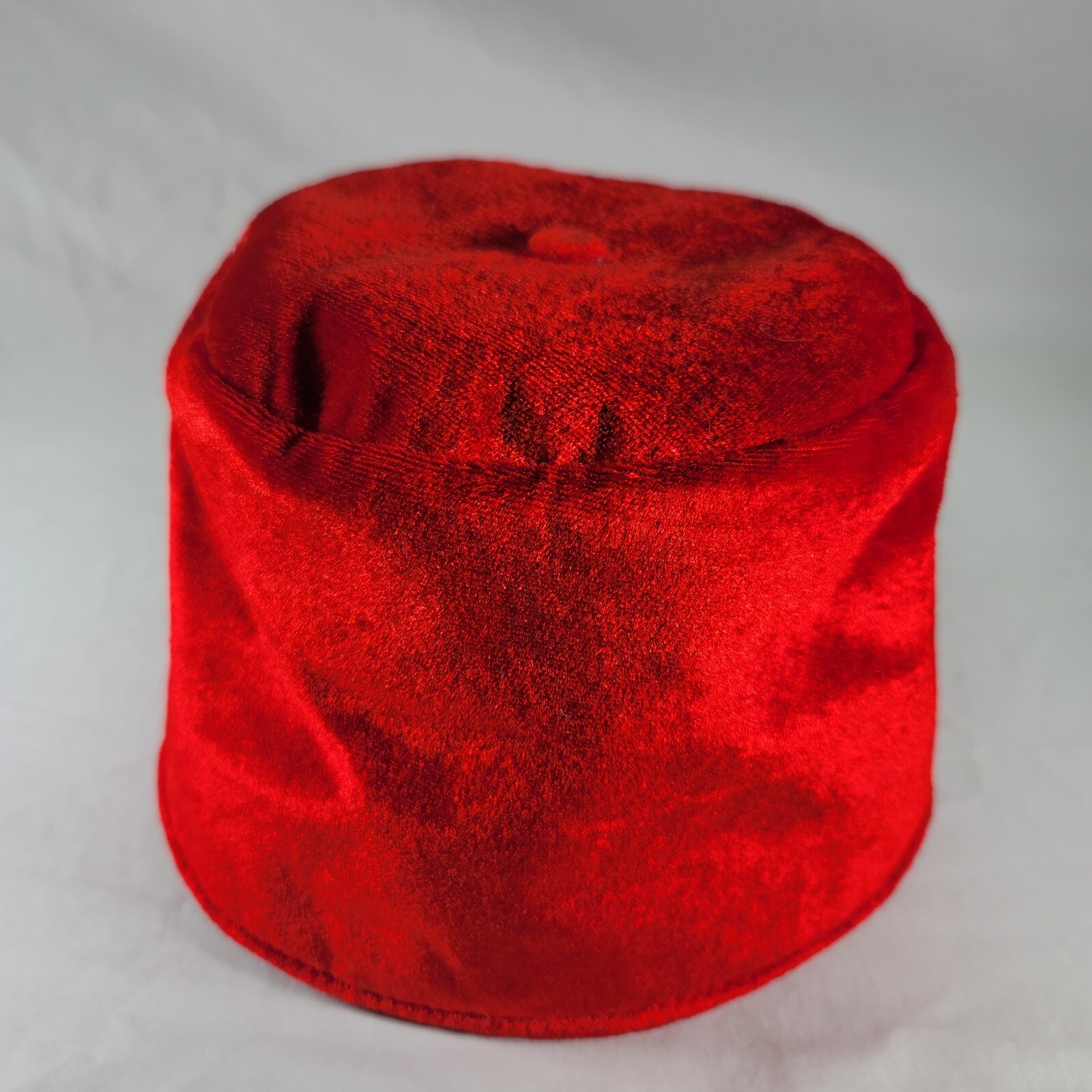 Dr Who Red Velvet Fez Hat Shriner Aladdin BBC Gallifr… - Gem