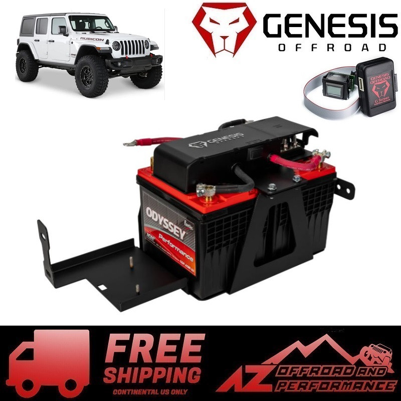 Genesis Offroad Dual Battery Kit, Gen 3, Jeep Gladiator JT, 54% OFF