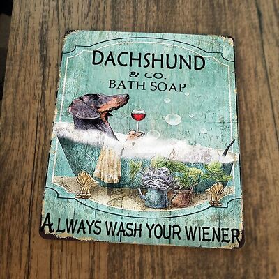 Dachshund Bath Soap Always Wash Your Wiener Mouse Pad | eBay