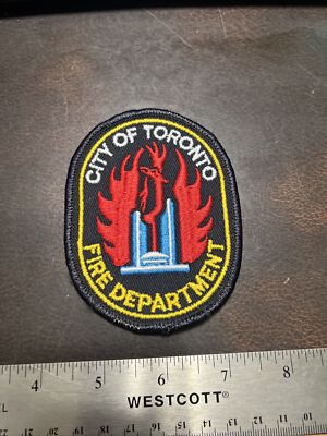 Vtg Canadian Obsolete Fire Department Patch Toronto | eBay