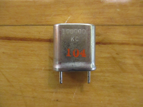 100 MC MHz Quartz Radio CRYSTAL HC-6/u fifth overtone 5OT 100000 KC khz ...