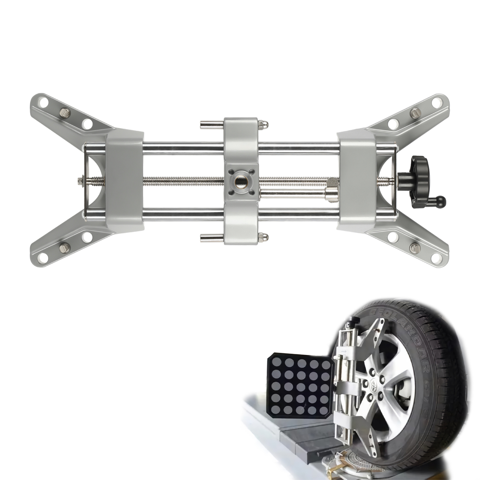 Wheel Alignment Rack Rim Clamp Mount 11''-25'' Rim High Precision ...