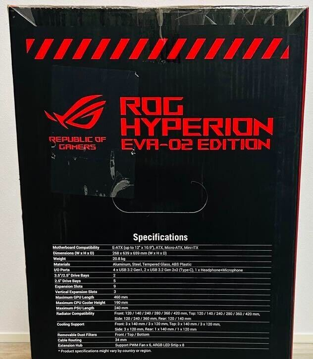 ASUS Rog Hyperion EVA-02 Edition Gaming PC CASE limited EVANGELION Model Japan | eBay