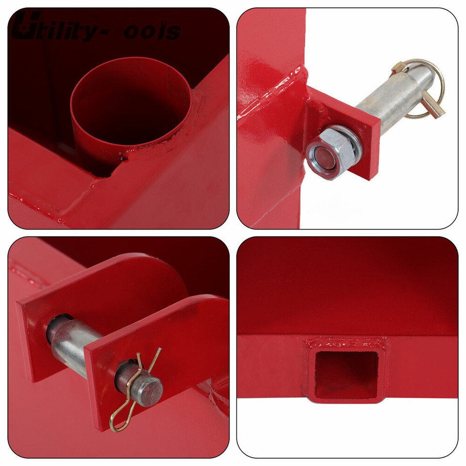 3 Point 800Lbs Hitch Ballast Box Tractor Ballast Box W/ Quick Hitch ...