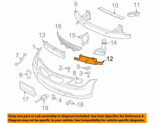 OEM BMW M6 E63 E64 CONVERTIBLE COUPE SHOCK ABSORBER FRONT RH ...