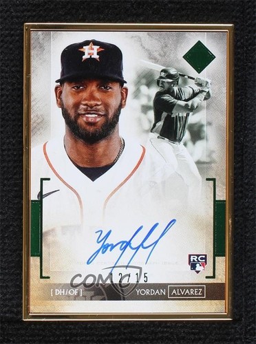 2020 Topps Transcendent Collection Emerald /15 Yordan Alvarez Rookie ...