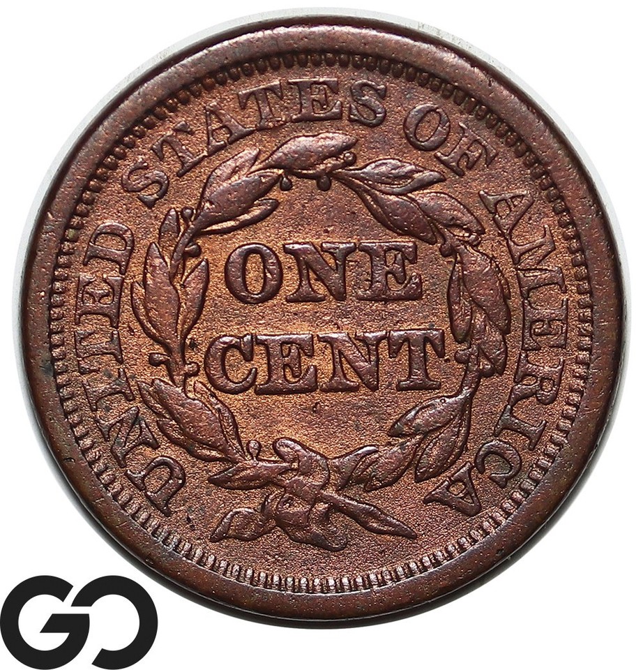 1850 Large Cent, Braided Hair | eBay