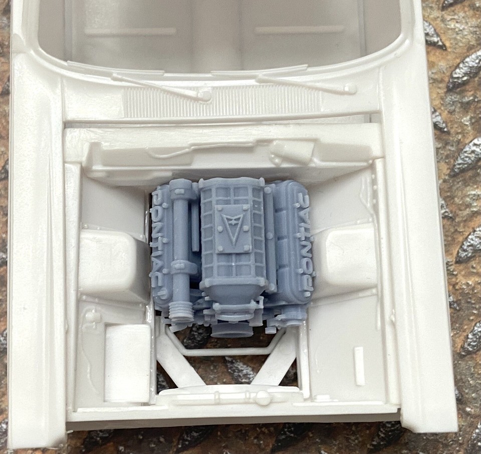 Resin Custom Pontiac LS engine, Supercharged, for scale model cars, 1/ ...