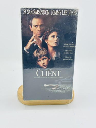 The Client (VHS, 1994, Sealed) Tommy Lee Jones & Susan Sarandon Factory ...