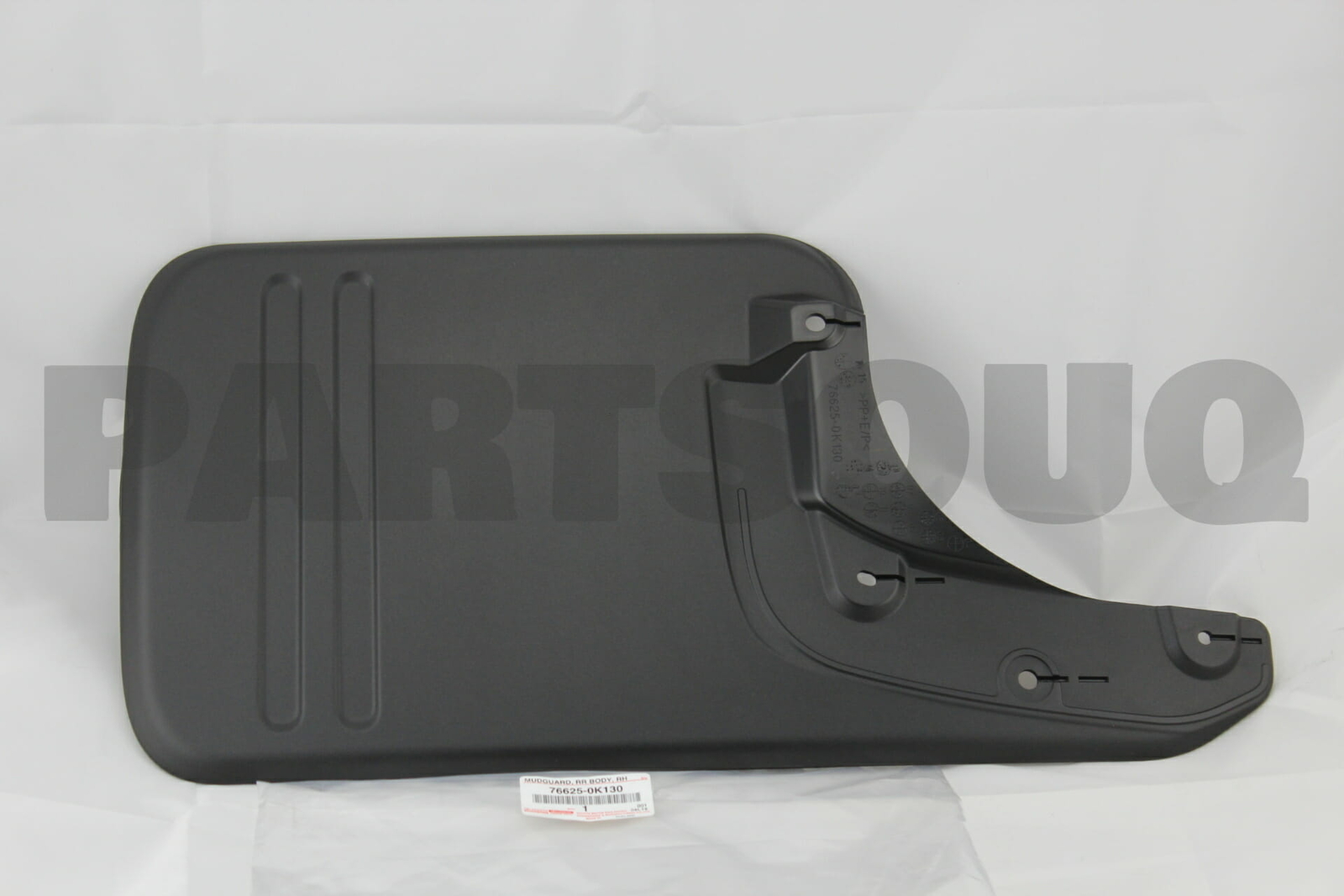 766250K130 Genuine Toyota MUDGUARD, QUARTER PANEL, REAR RH 76625-0K130 ...
