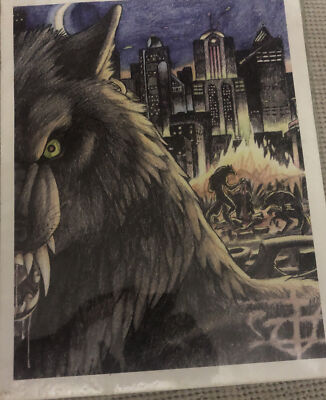 American Werewolf? 8” X 10” Print Poster - Awesome & Eerie - Signed CB ...