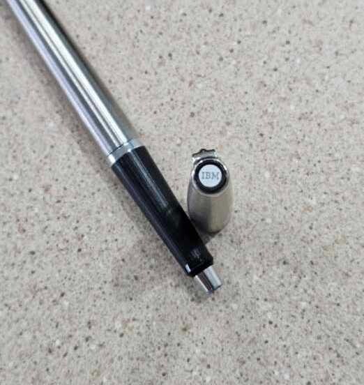 Parker Rollerball Pen with IBM Logo, Original Box & Blue Ink Cartridge ...