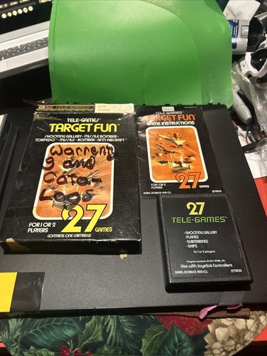 Target Fun 1977 Sears Tele-Games—Atari 2600 Complete w/ Box, Manual ...