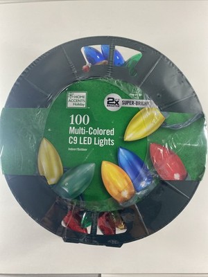 100 Multi-Colored C9 LED lights New | eBay