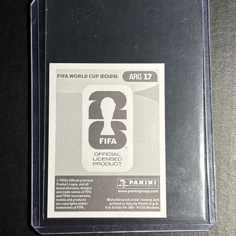 Lionel Messi 2026 Panini FIFA World Cup Sticker Blue Parallel Argentina ...