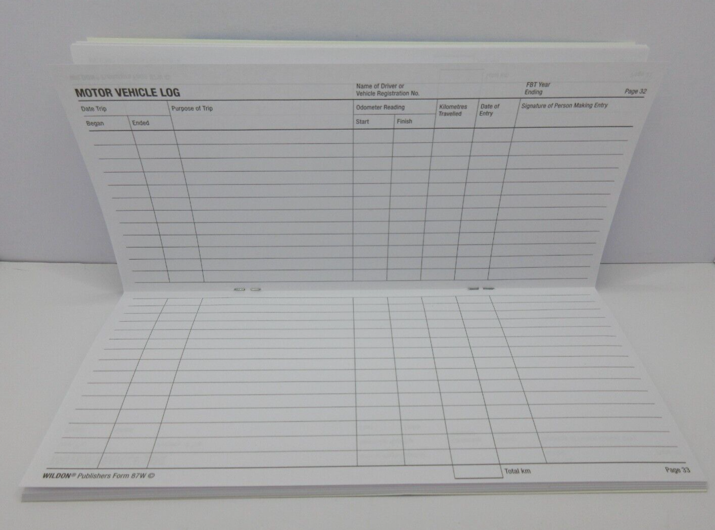 Wildon Vehicle Log B00K Journal ATO Compliant 87W WIL087 In Stock ...