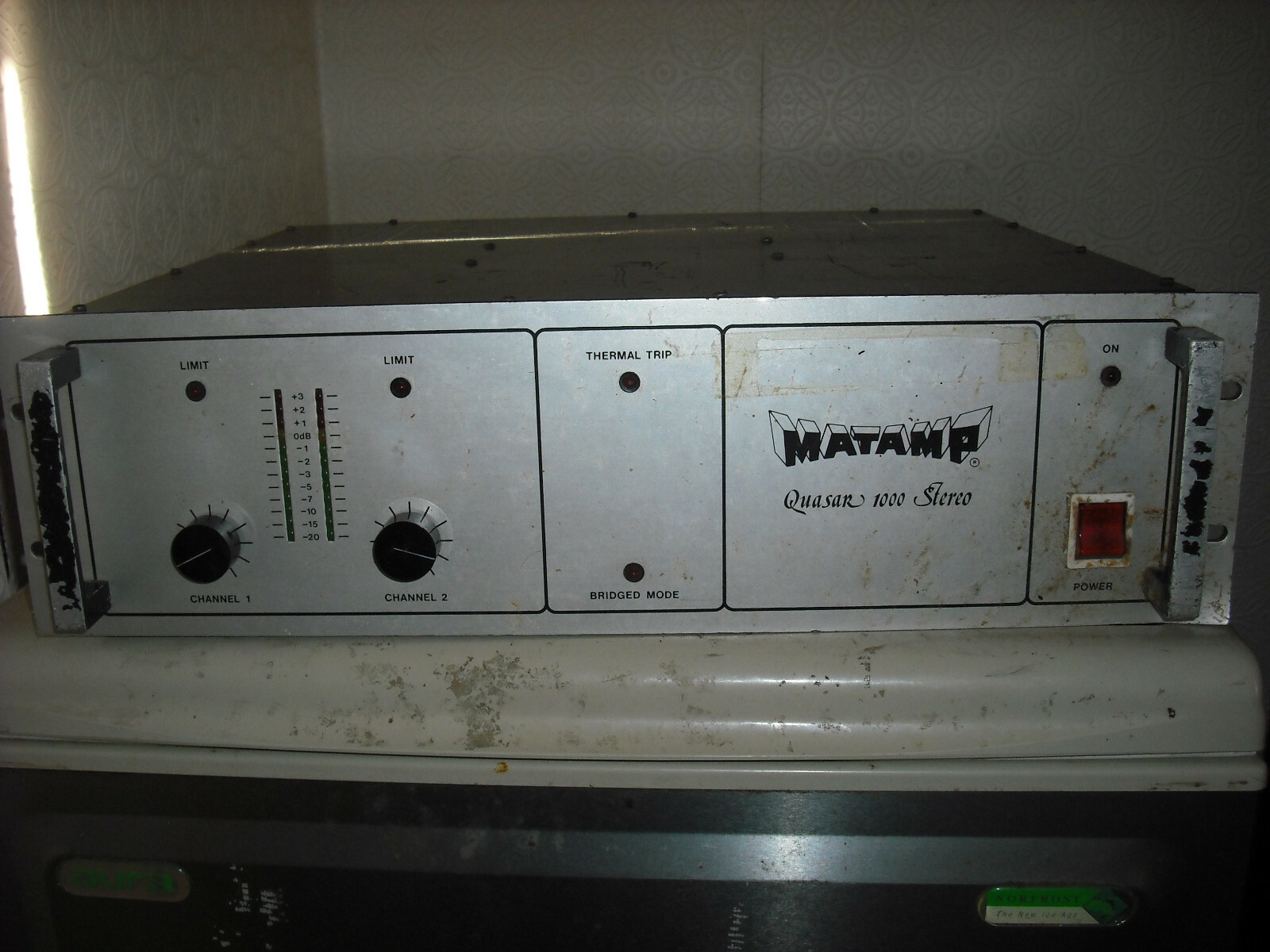 Matamp 1000w Quasar stereo slave power amplifier amp kilowatt 3u rack ...