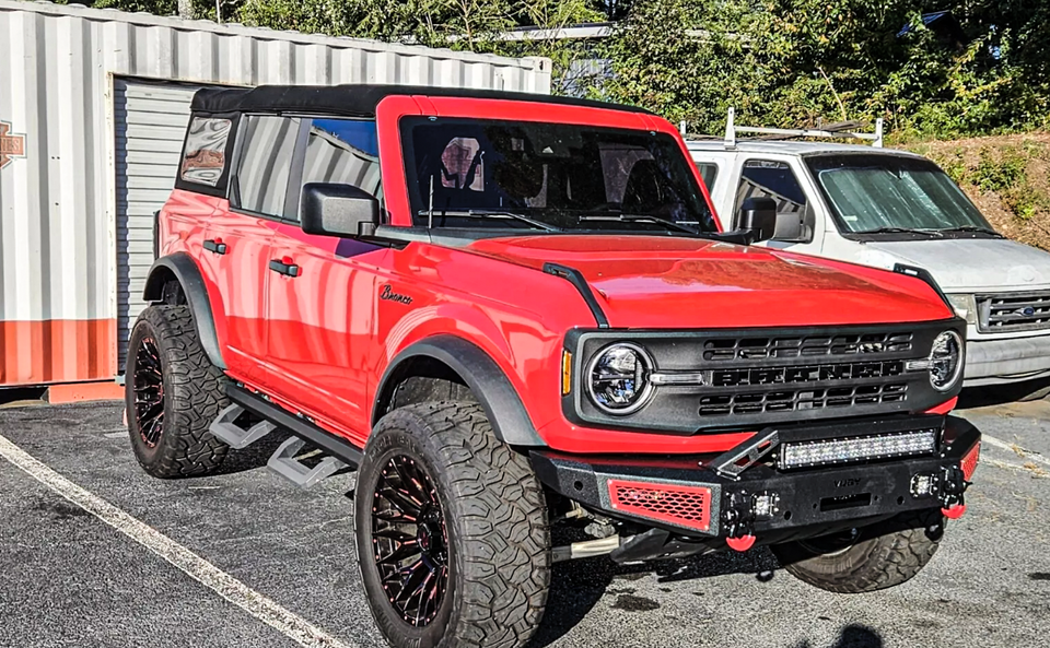 Vijay For 2021-2024 Ford Bronco Front and Rear Bumper w/Winch Plate ...