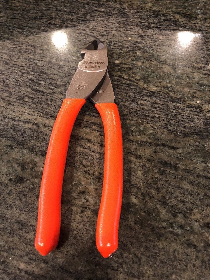 Snap On 87acf vector edge diagonal cutter orange | eBay