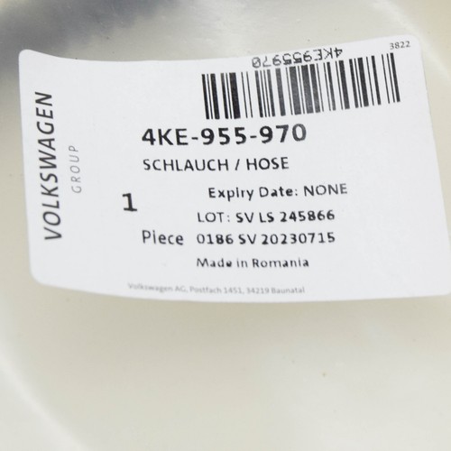 AUDI E-TRON GEN Front Headlight Washer Hose 4KE955970 OEM for sale ...