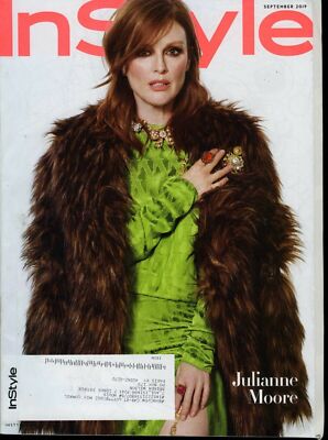 InStyle Magazine September 2019 JULIANNE MOORE | eBay