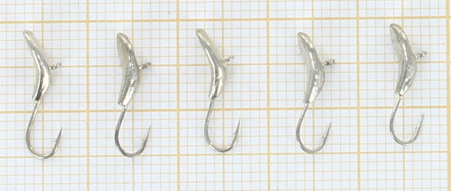 Tungsten Ice Fishing Jigs - Marmooska Winter Jig Heads (Hook #16 ...