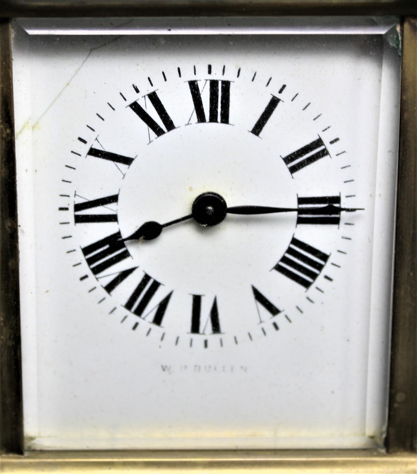 WR Bullen Brass Carriage Clock - France - Vintage - Runs | eBay