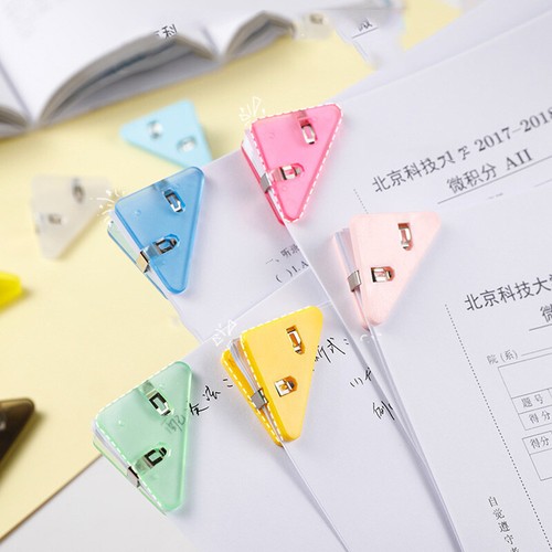 1PC Book Paper Corner Clip Snack Binder Clips Desk Shelf Storage ...