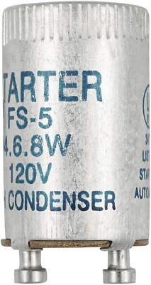 Norman Lamps FS5 Starter - Fluorescent Starter for 4W, 6W, 8W Lamps ...