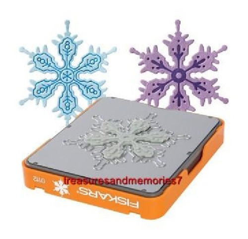 Fiskars Fuse Creativity Design Set 0112 SNOWFLAKE Die Cut & Letterpress ...