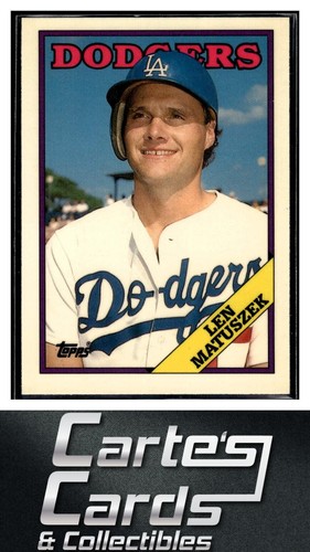 Len Matuszek 1988 Topps Tiffany #92 Los Angeles Dodgers | eBay