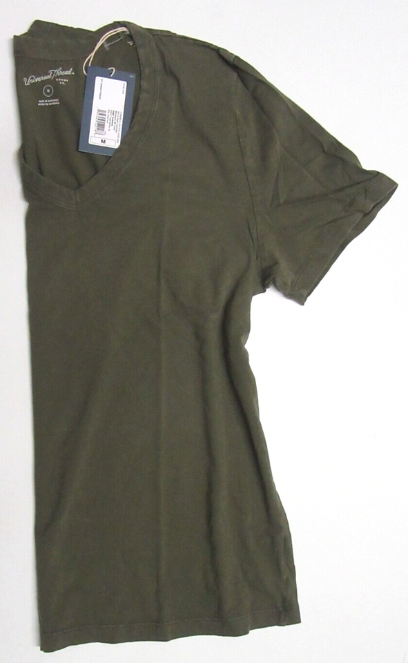 Women's Universal Thread V-Neck Tee Shirt - Green - M | eBay