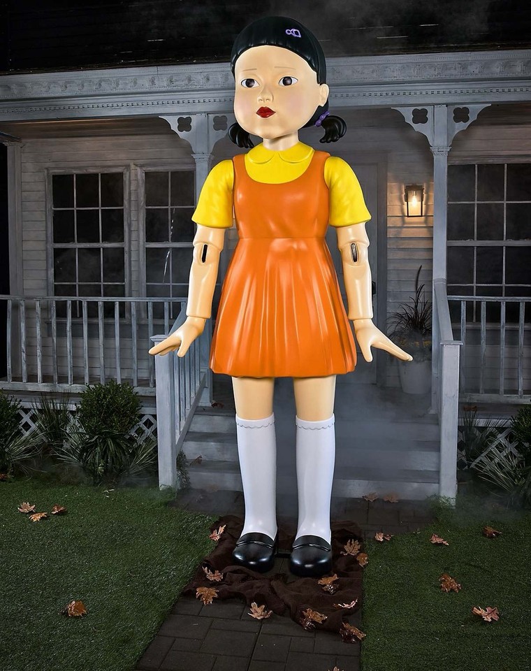 Squid Game Young-Hee 9.5 Ft Animatronic Spirit Halloween Exclusive Rare ...