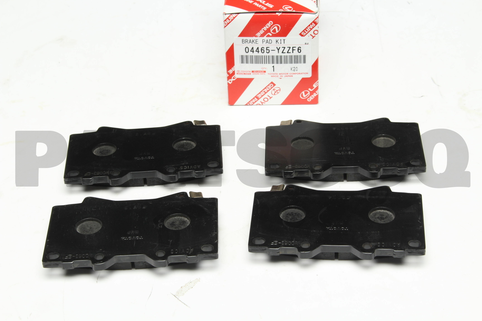 04465YZZF6 Genuine Toyota BRAKE PAD KIT 04465-YZZF6 | eBay