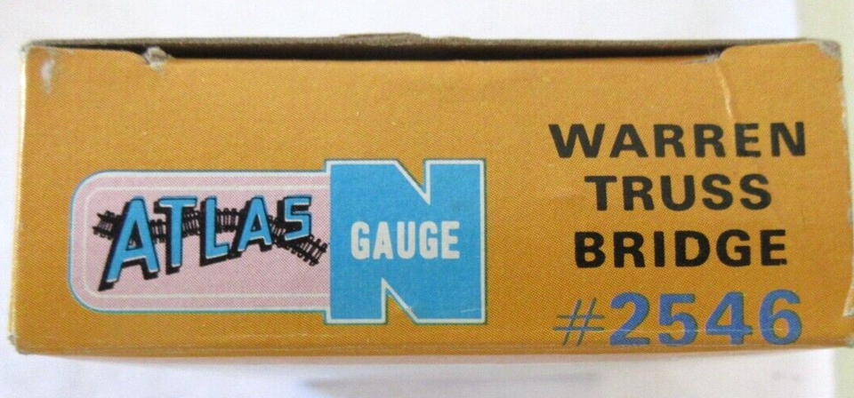 Atlas N Scale Warren Truss Bridge #2546 Original Box | eBay