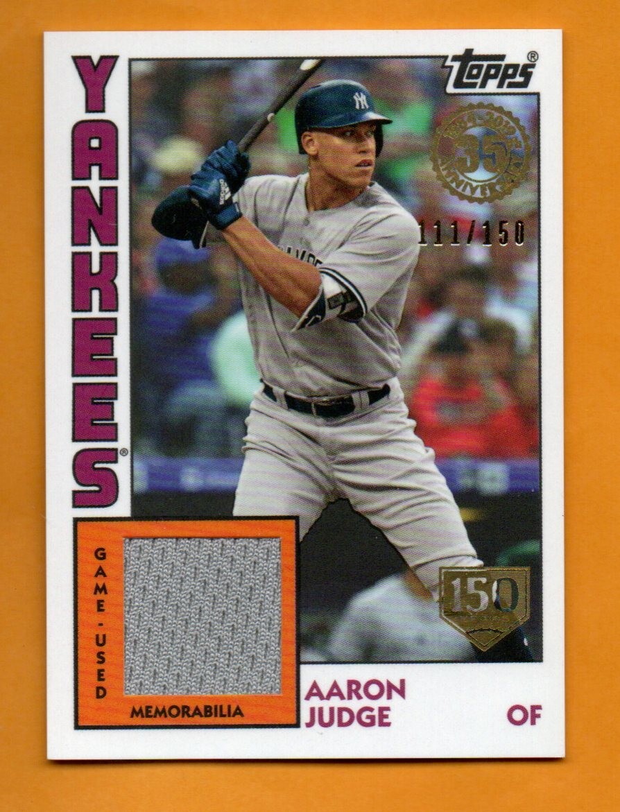 Base First Impressions Card Set For 2022 Topps X Aaron Judge Curated ...