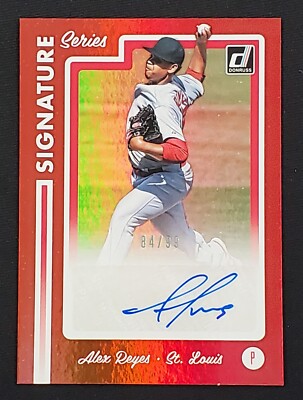 2017 Panini Donruss Signature Series Alex Reyes Autograph Red /99 ...