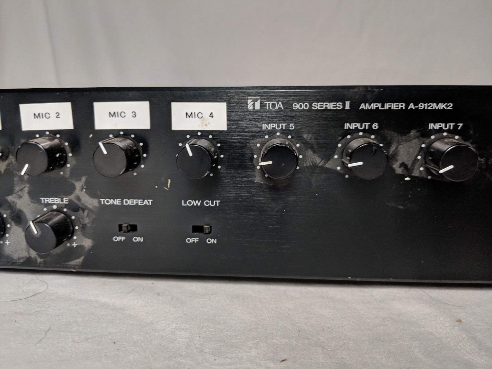 TOA 900 Series II 120W Power Amplifier A-912MK2 For Repair