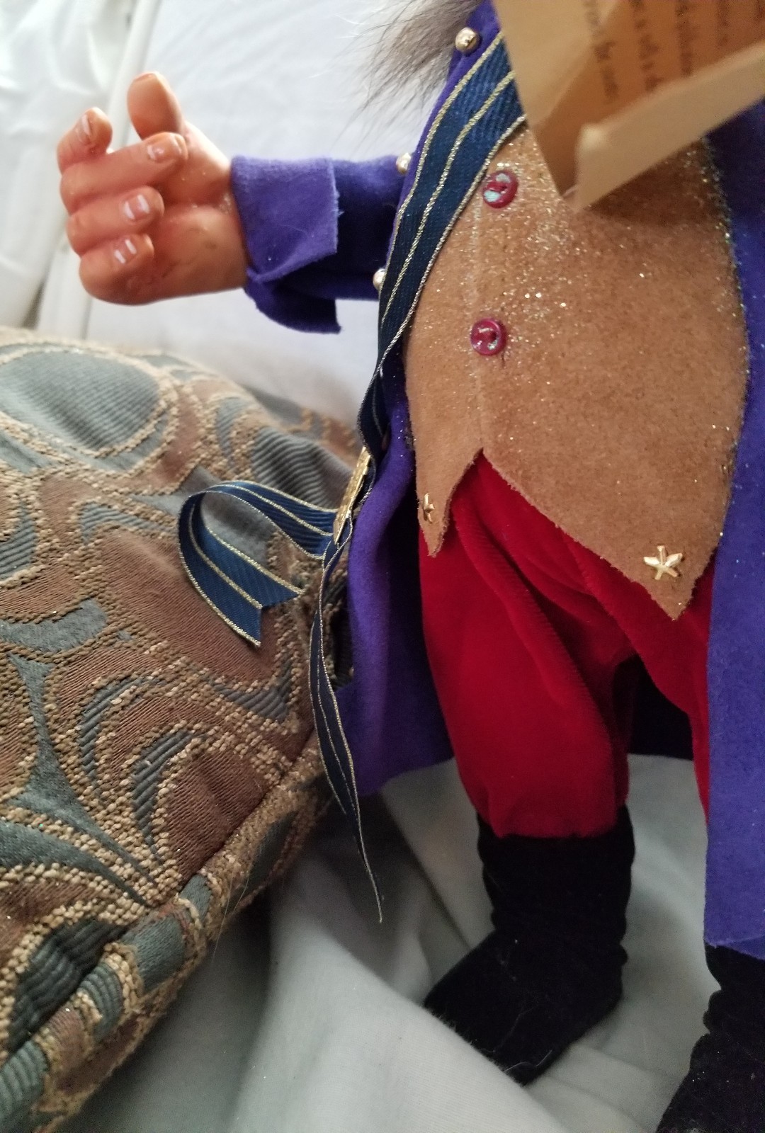 DEMDACO DROLLERIES "CHRISTMAS SPIRIT" 14" VINTAGE COLLECTABLE HTF EUC ...